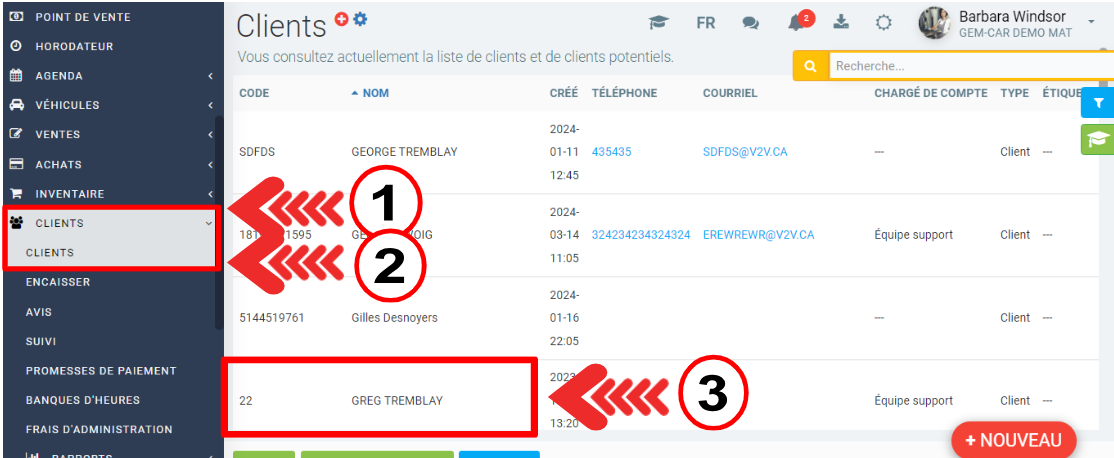 Partager un document avec un client via le module de partage de ...