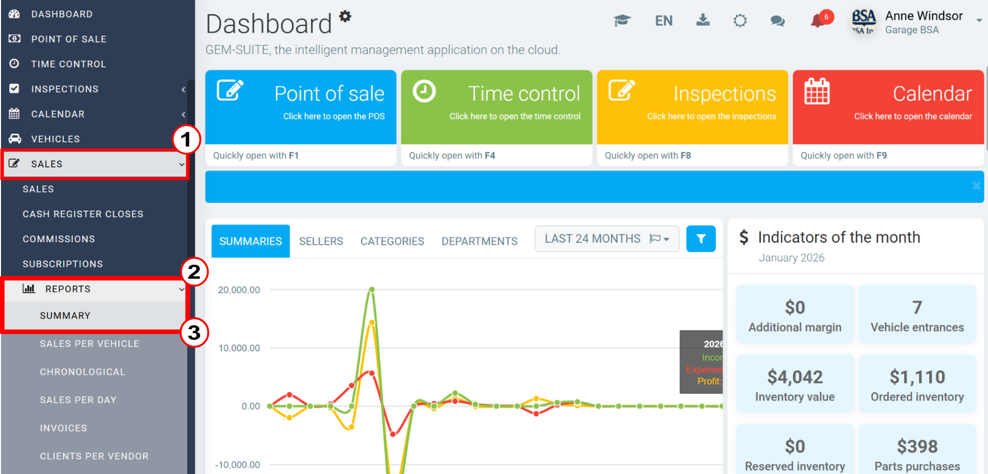 Generate a Sales Report by Client – V2V Technologies Help Center