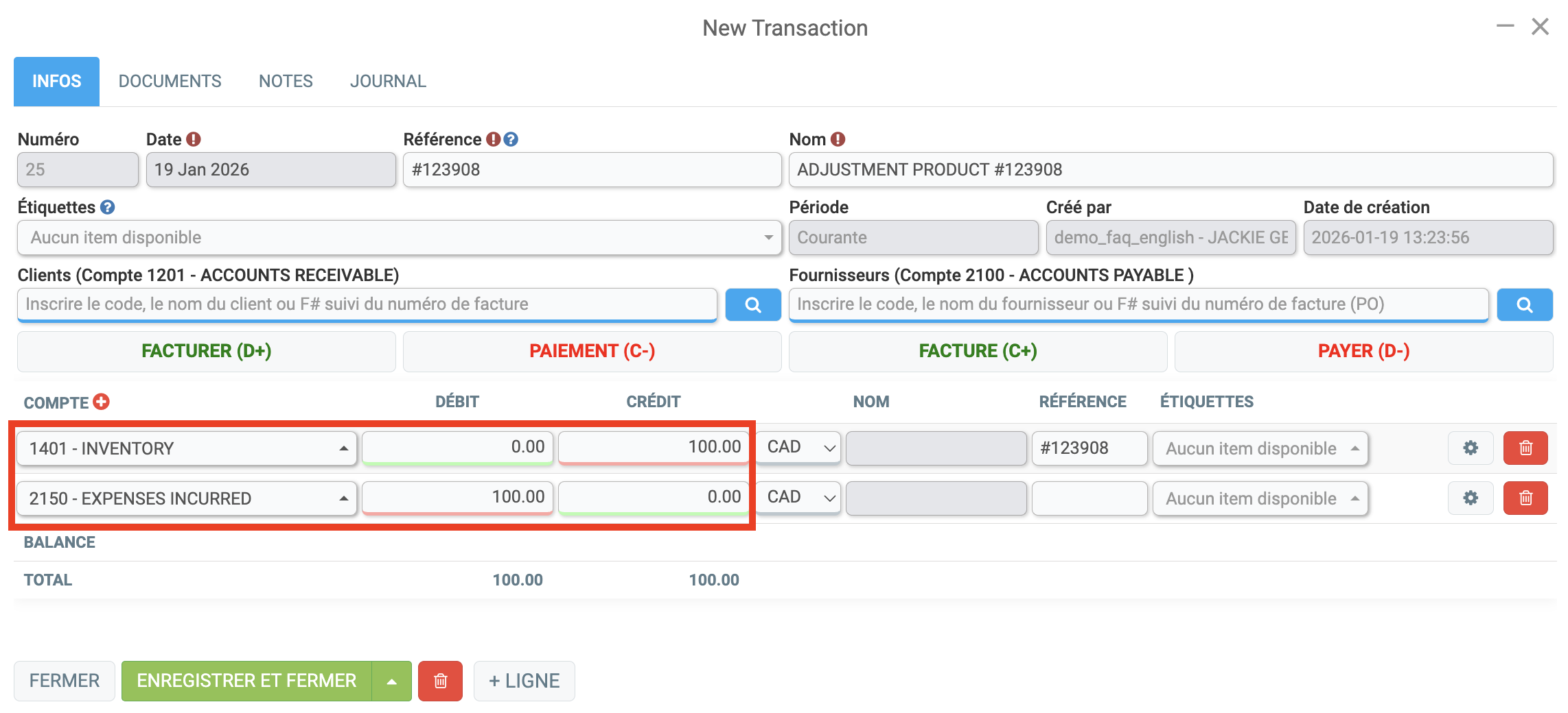 Perform General Ledger Adjustments According to Inventory Variations ...