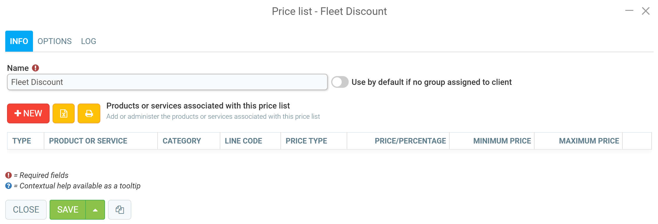 Manage Specific and One-Time Discounts for Tires and Tire Services ...