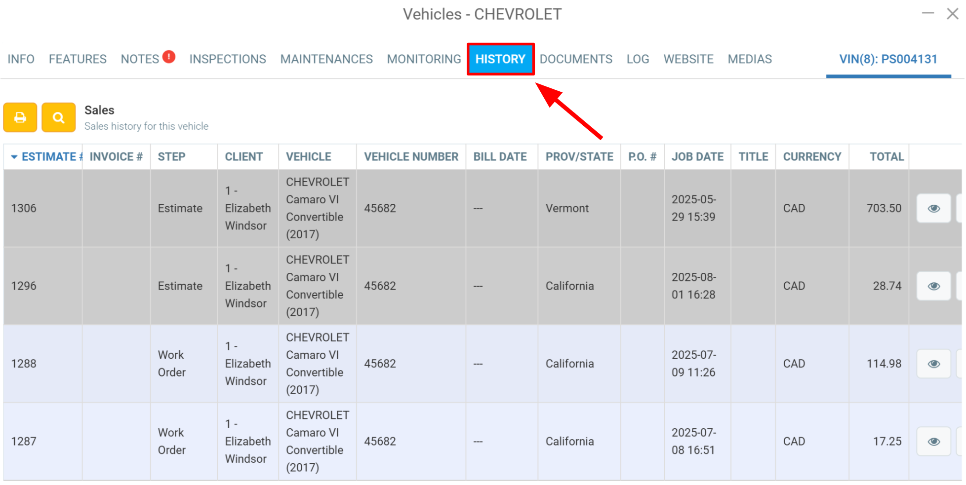 Track Vehicle History and Related Expenses – V2V Technologies Help Center